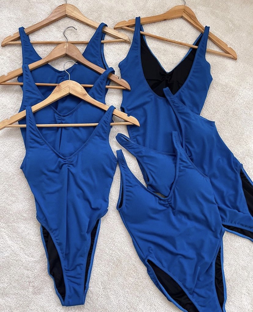 Milla Swimsuit in Azure, Women's Fashion, Swimwear, Bikinis & Swimsuits ...