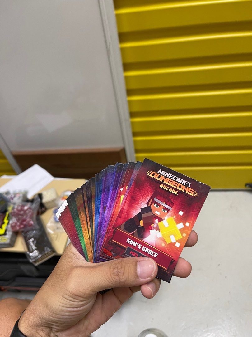 Minecraft dungeons Arcade version Cards, Hobbies & Toys, Toys & Games ...
