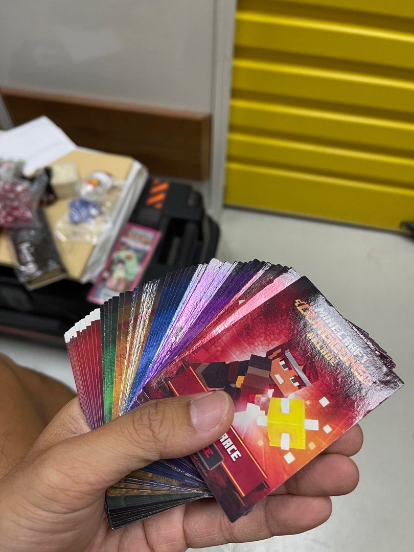 Minecraft dungeons Arcade version Cards, Hobbies & Toys, Toys & Games ...