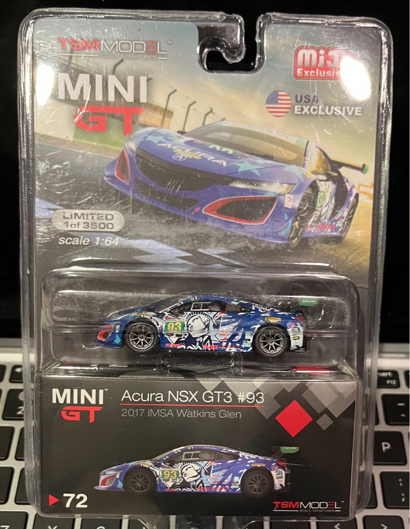 Mini GT Acura NSX GT3 #93, Hobbies & Toys, Toys & Games on Carousell