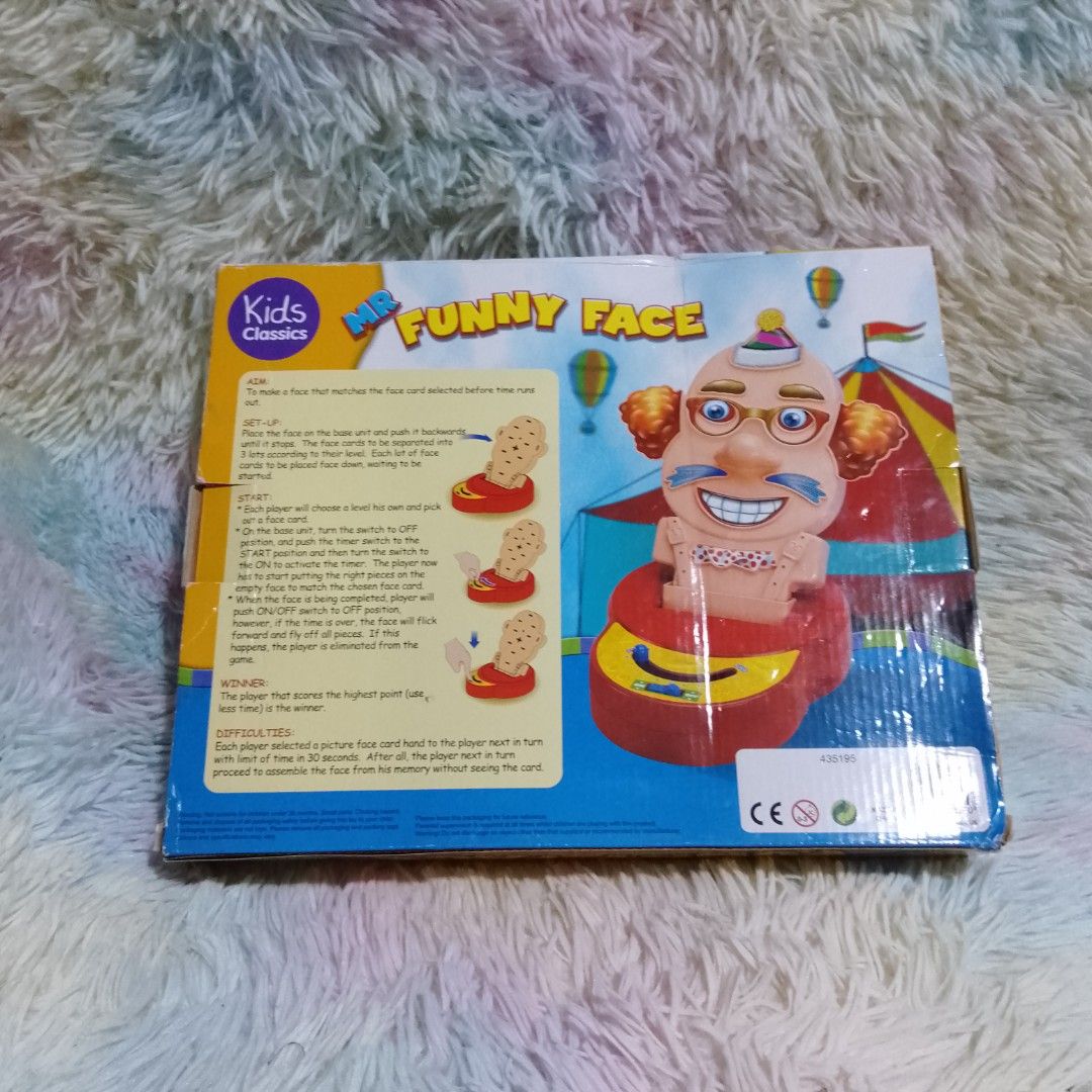 Mr. Funny Face Game for Kids, Hobbies & Toys, Toys & Games on Carousell