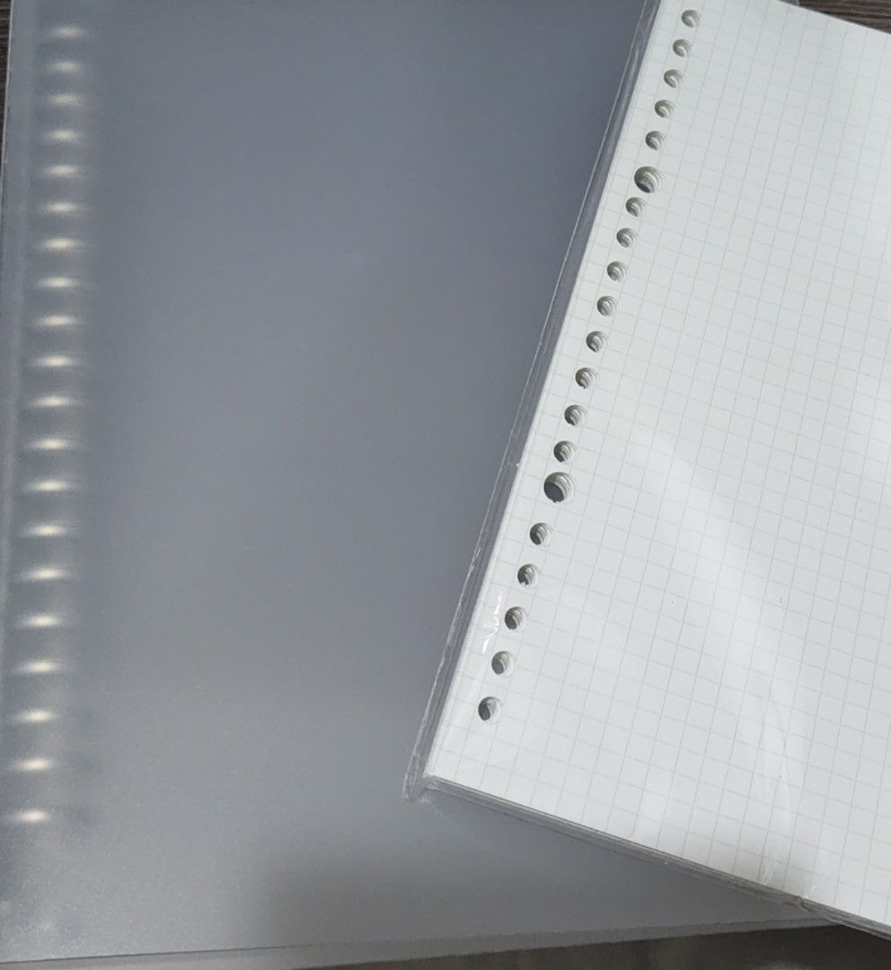 muji binder & paper, Hobbies & Toys, Stationery & Craft, Stationery ...