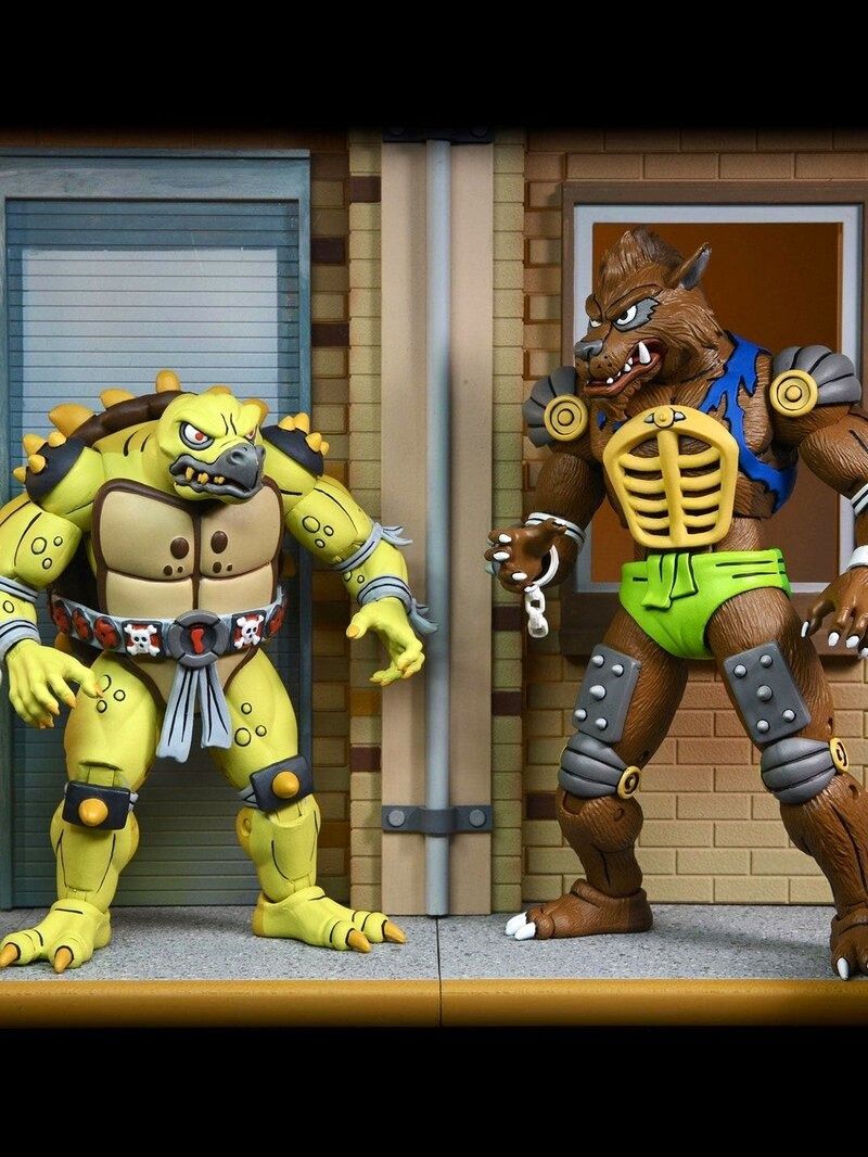 NECA TMNT Toons Exclusive Tokka and Rahzar / Teenage Mutant Ninja ...