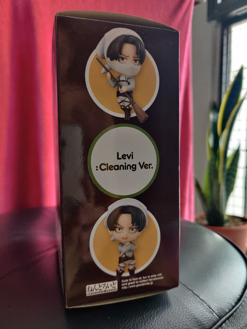 Nendoroid 417 Levi Cleaning Version, Hobbies & Toys, Toys & Games on ...