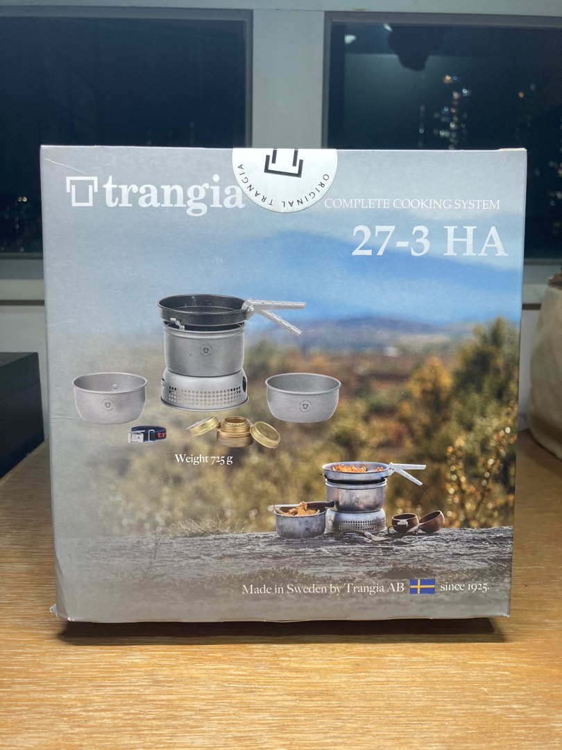 Brand New TRANGIA 27-3 HA 全新 Trangia 酒精爐 27-3 HA (Hardanodized), 運動產品, 行山及露營 - Carousell