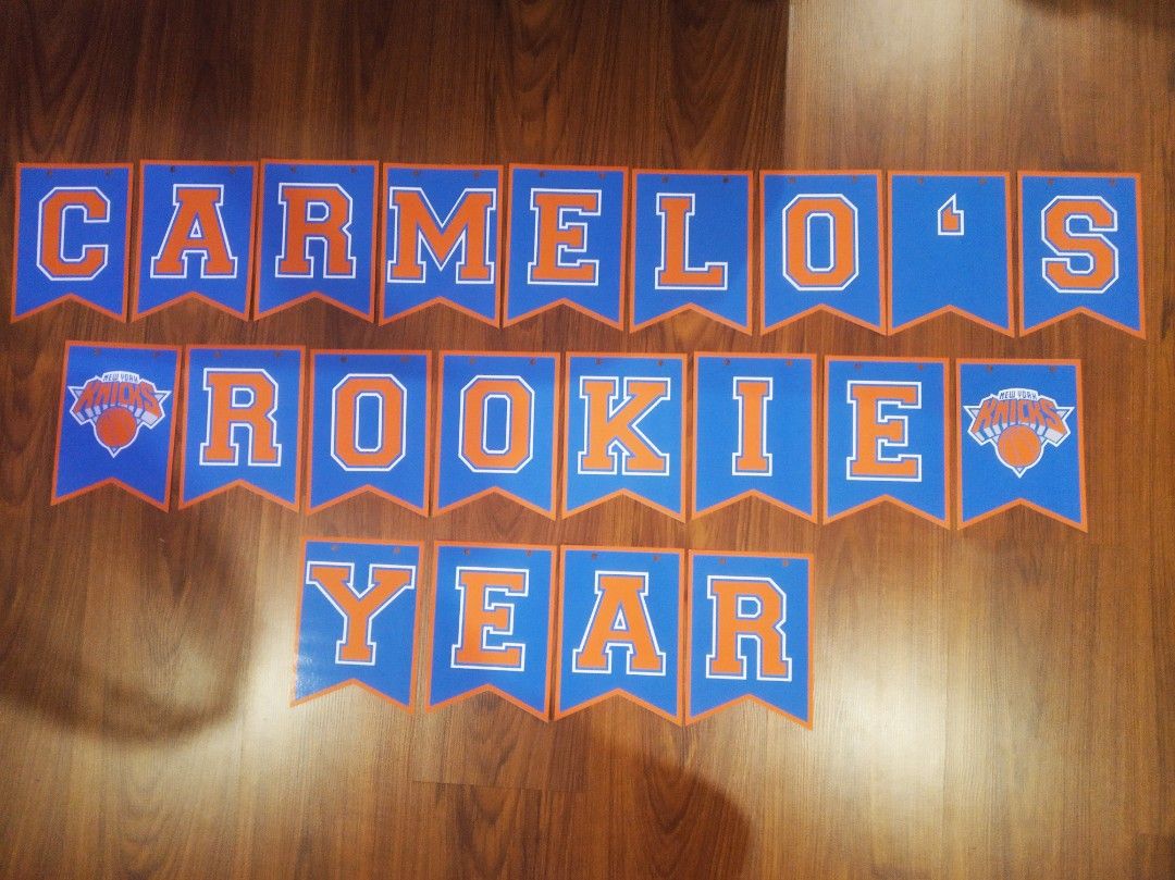 New York Knicks NBA Team Basketball Theme Birthday Party Banner ...