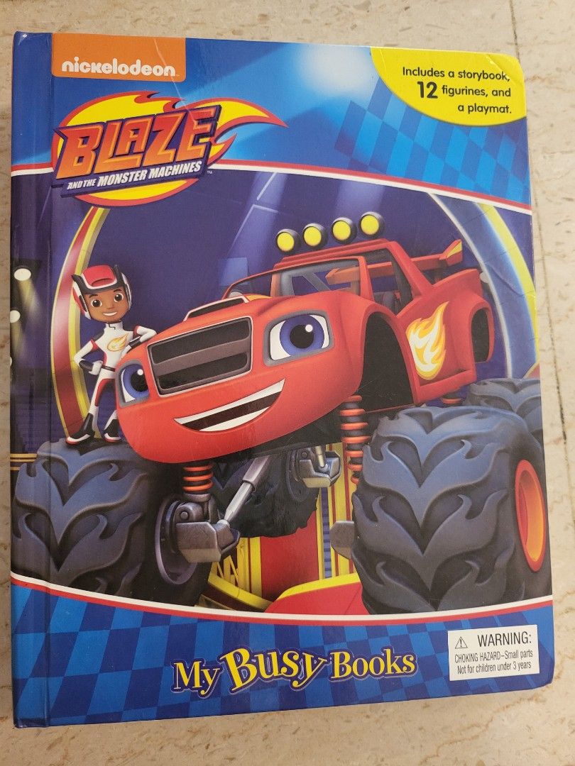 Niclelodeon Blaze monster machines My Busy Book, Hobbies & Toys, Books ...