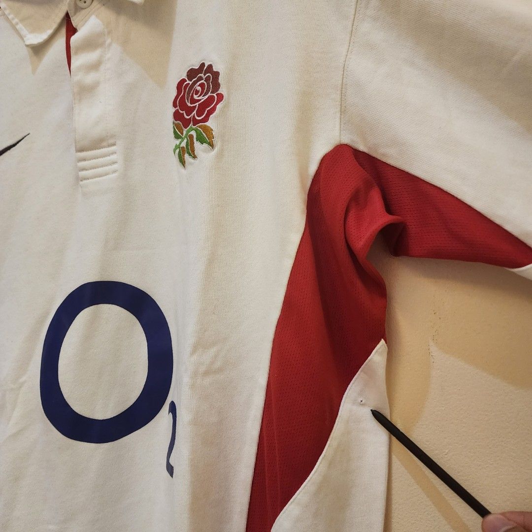 Nike England Rugby Polo Longsleeves, Men's Fashion, Tops & Sets ...