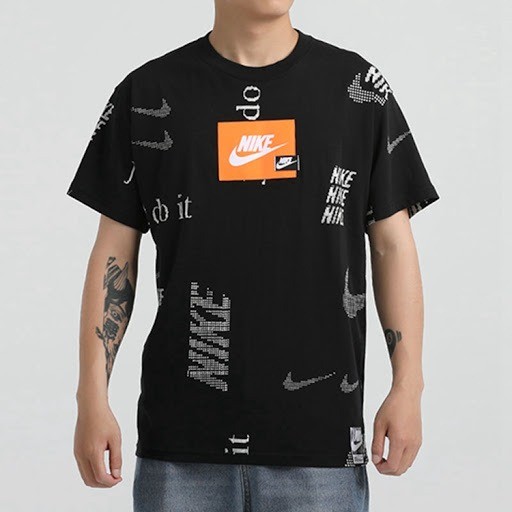 Nike full print tee, Men's Fashion, Tops & Sets, Tshirts & Polo Shirts ...
