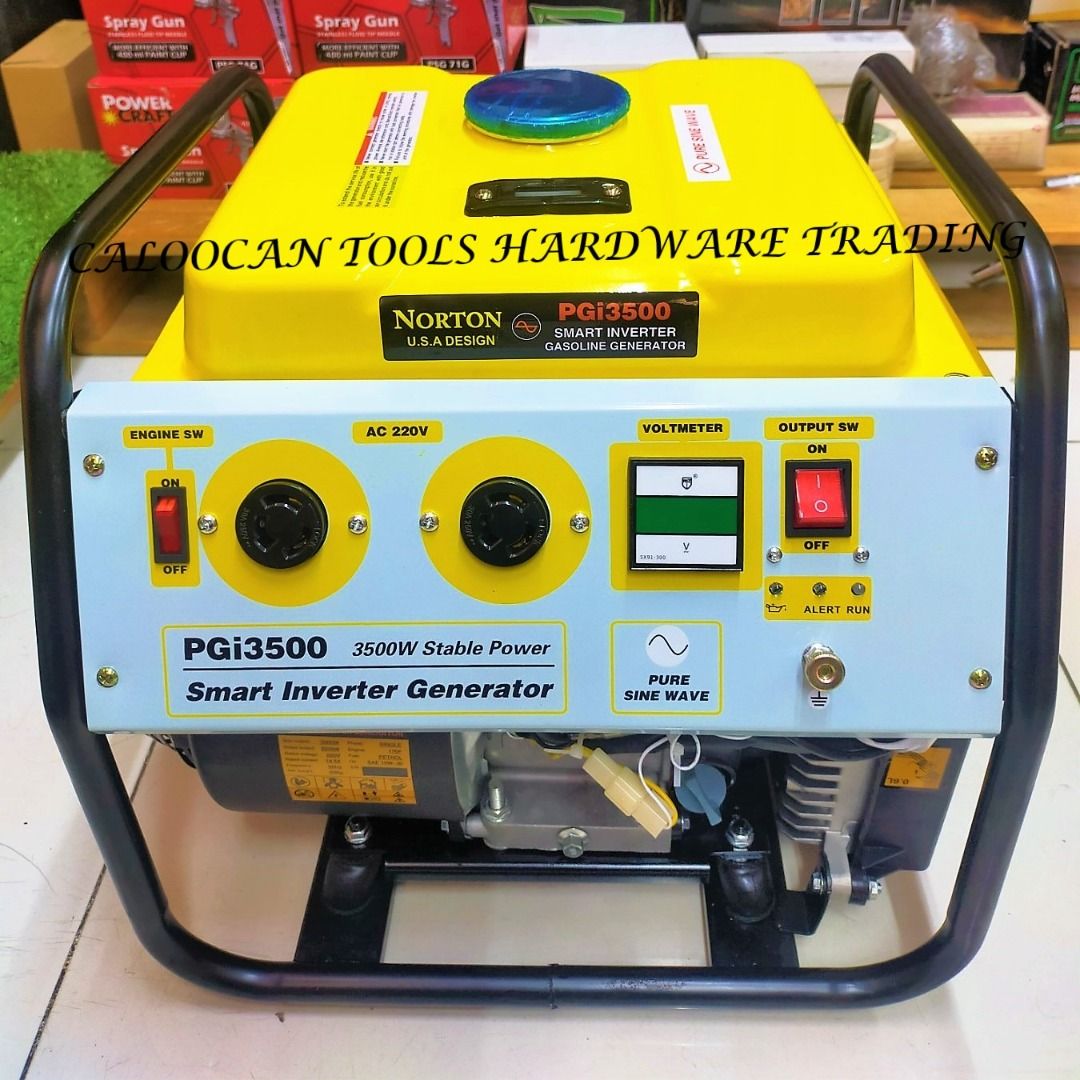 NORTON 3.5kva 3500w 4-Stroke Smart Digital Inverter Gasoline Generator ...