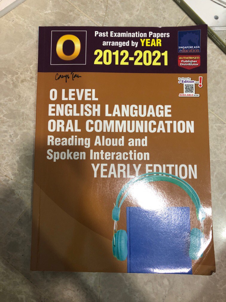O level English oral tys, Hobbies & Toys, Books & Magazines, Assessment ...