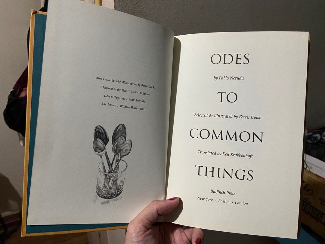 Odes to Common Things by Pablo Neruda, Hobbies & Toys, Books & Magazines, Fiction & Non-Fiction ...