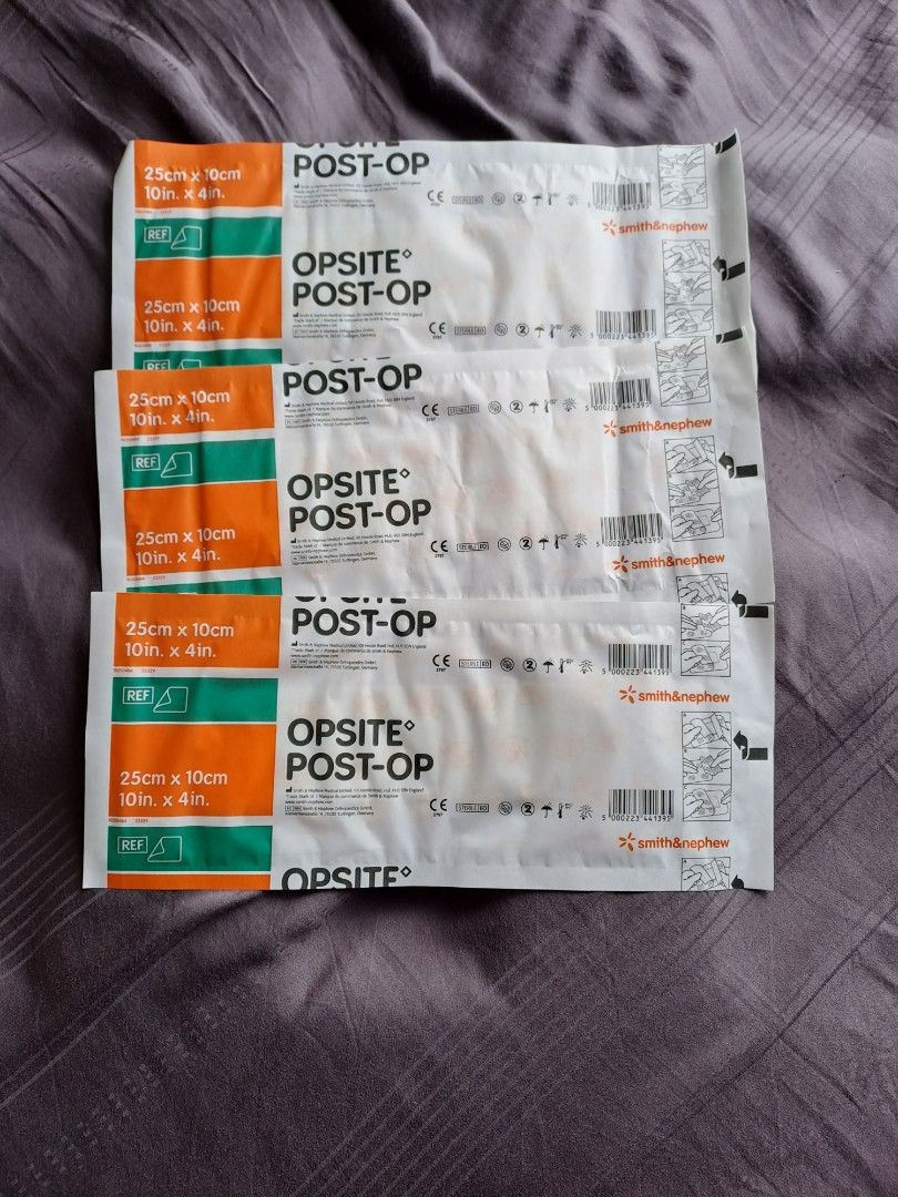 Opsite Post op dressing, Health & Nutrition, Medical Supplies & Tools ...