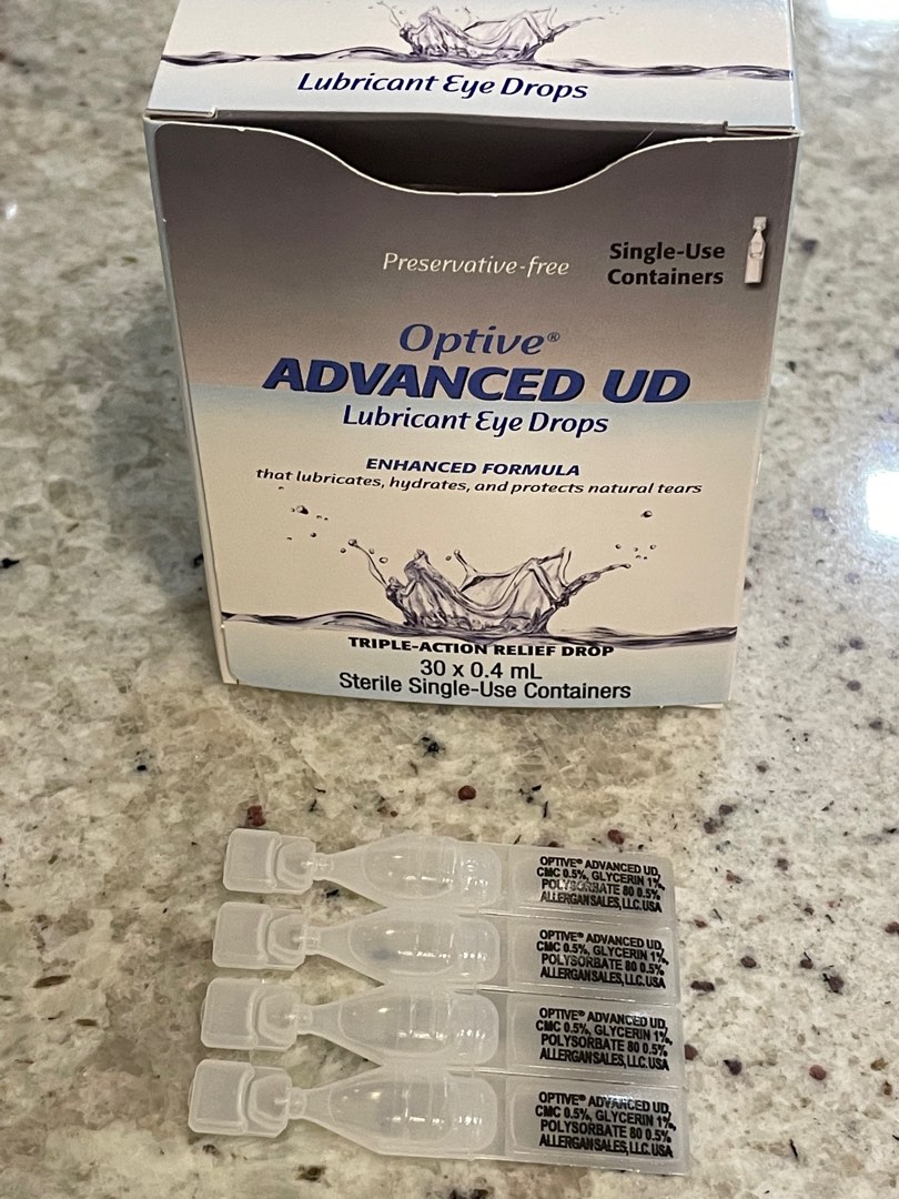 Optive advance eye drops, Beauty & Personal Care, Vision Care on Carousell