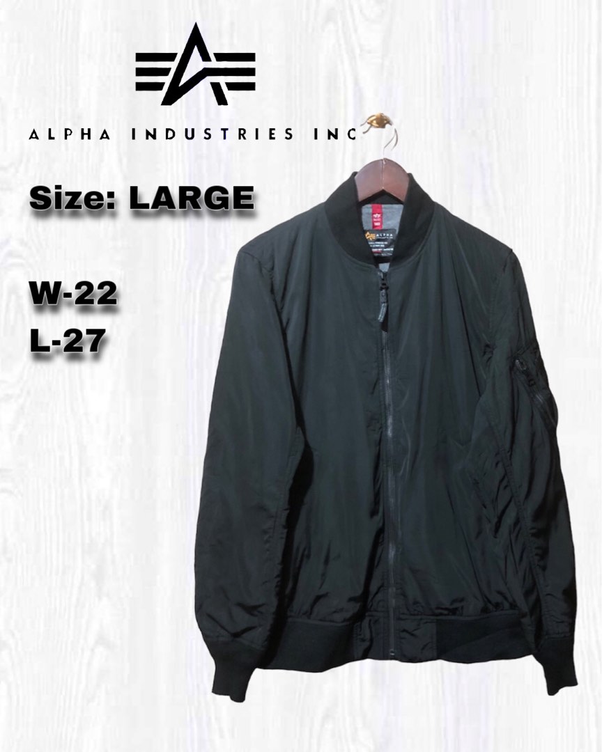 Original ALPHA INDUSTRIES Bomber Jacket, Women's Fashion, Coats ...