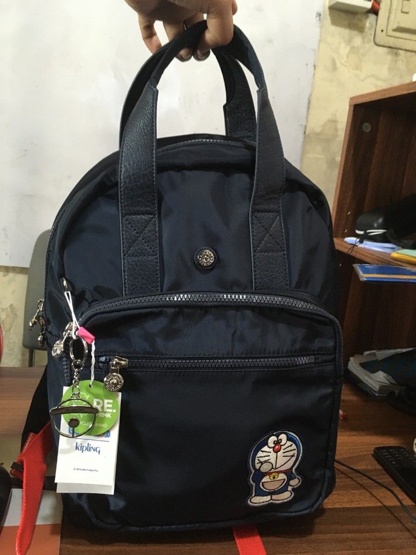 Original Doraemon x Kipling Delia Daily 2 way Bag, Women's Fashion ...