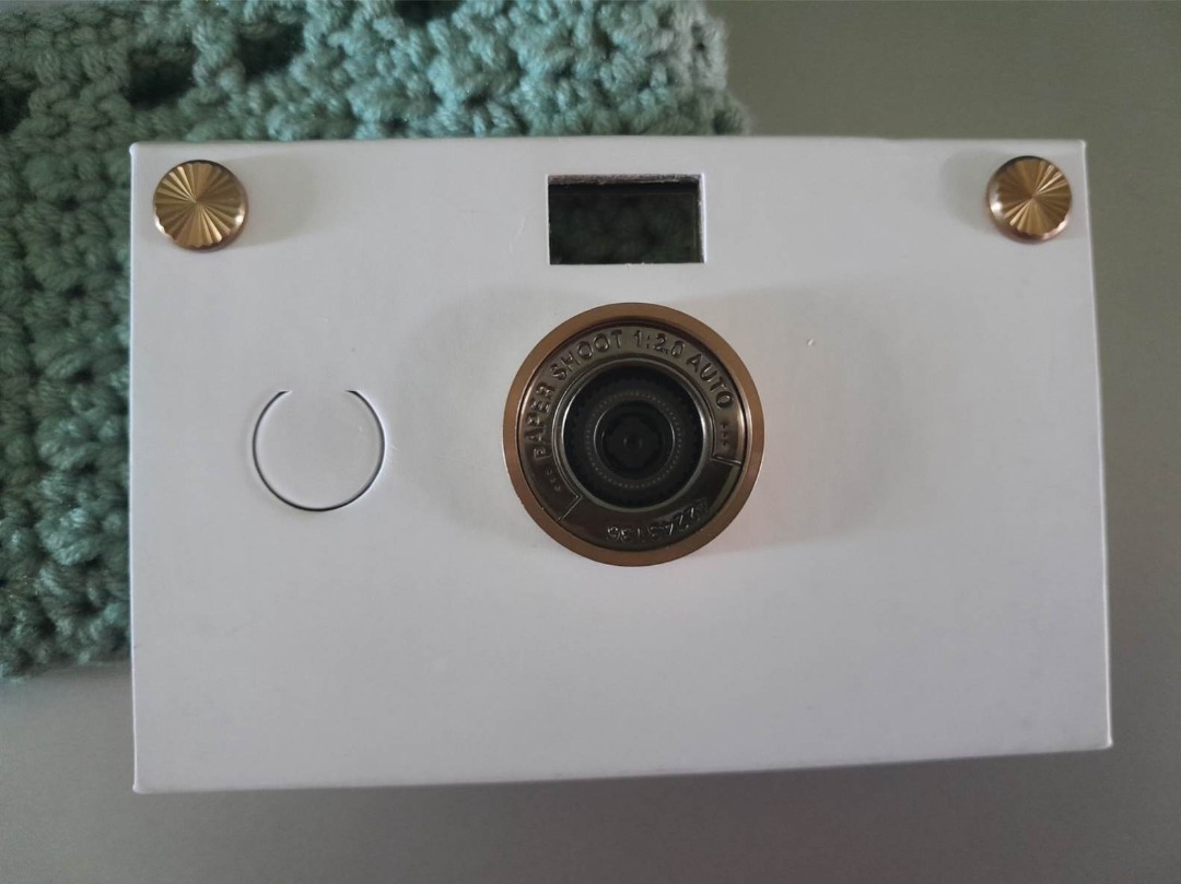Paper Shoot Camera (DIY Pure White), Photography, Cameras on Carousell