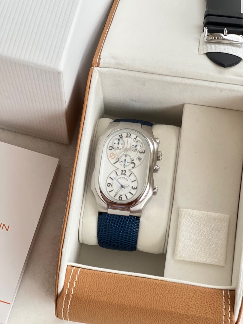 Philip Stein Signature Dual Time, Luxury, Watches on Carousell