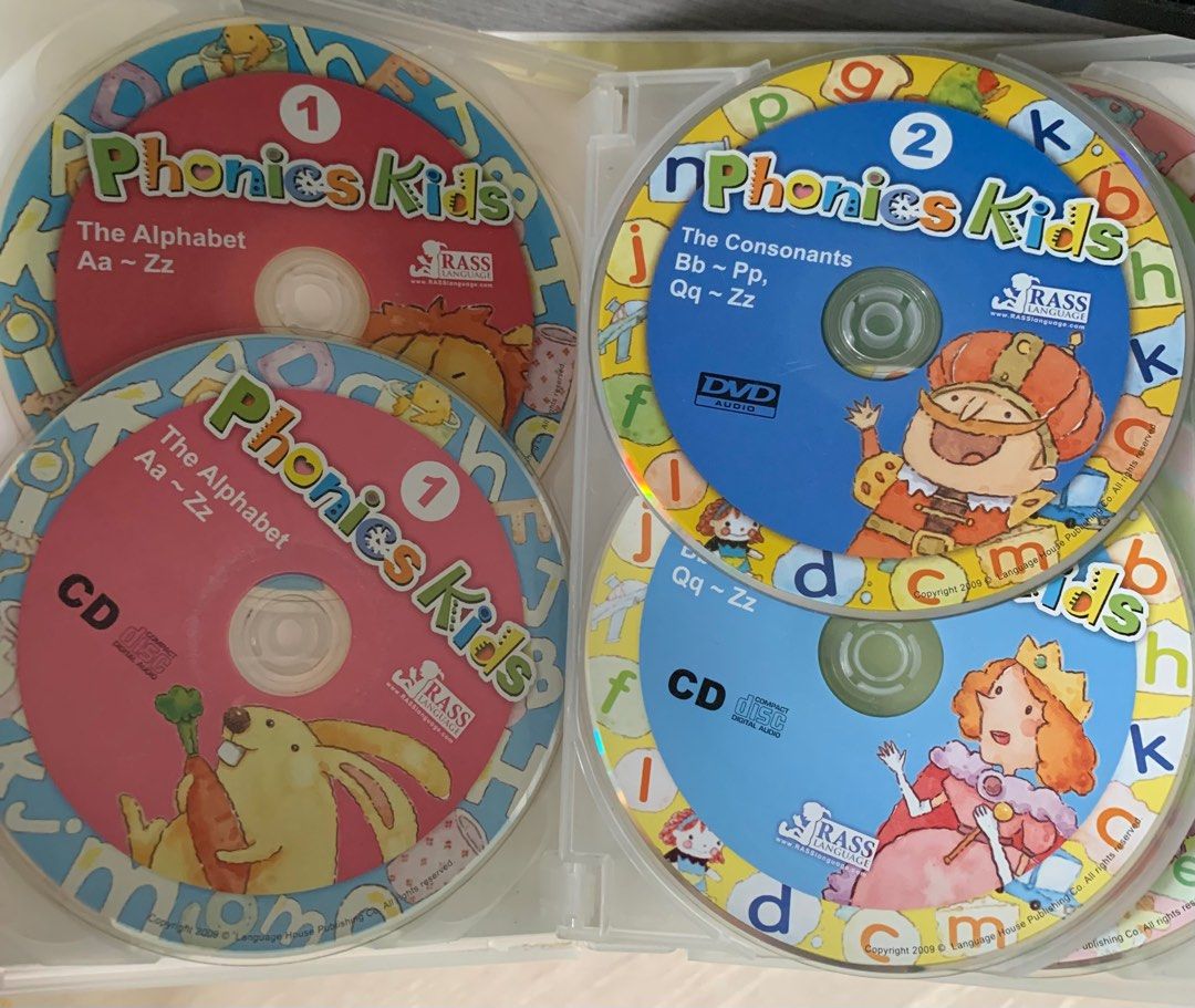 Phonics kids 系列VCD 、DVD 、書, 興趣及遊戲, 書本 & 文具, 小朋友書 - Carousell