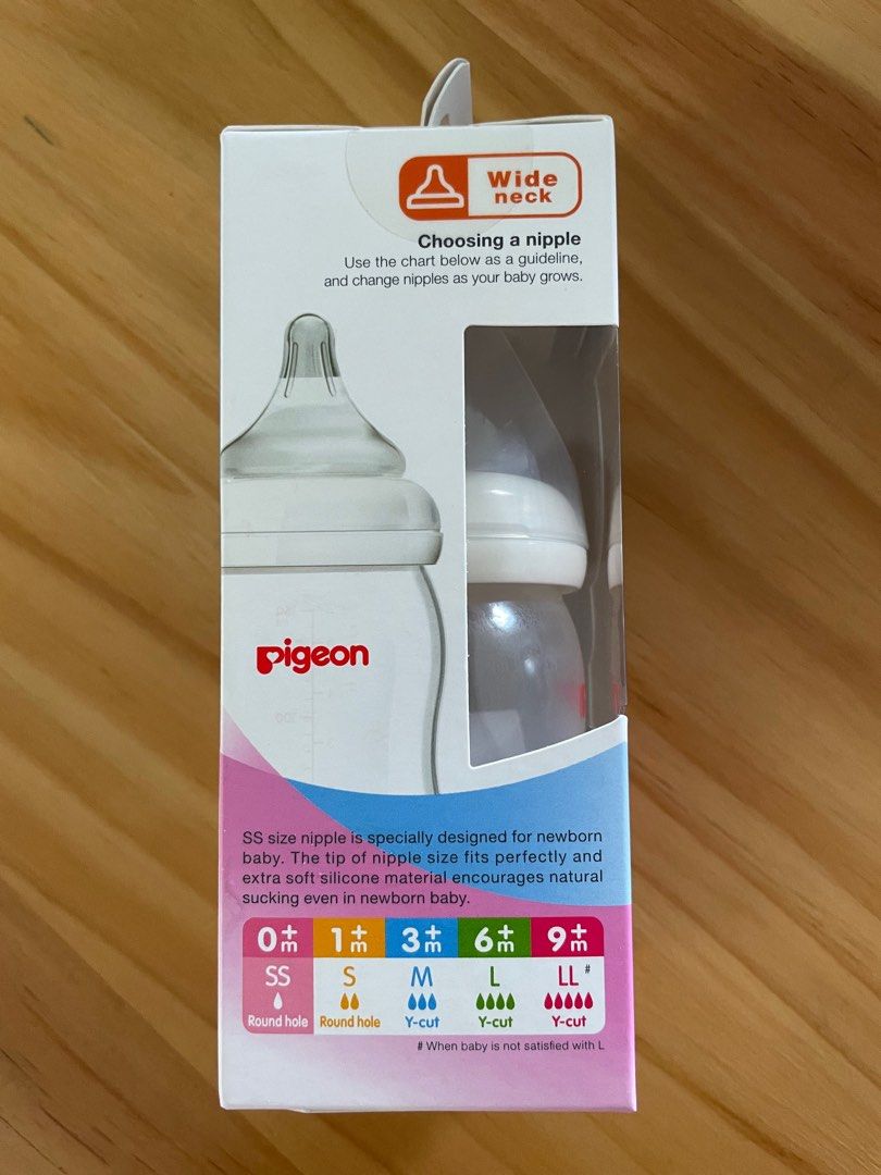 Pigeon PP Softouch Peristaltic PLUS Milk Bottle 160ml, Babies & Kids, Nursing & Feeding ...