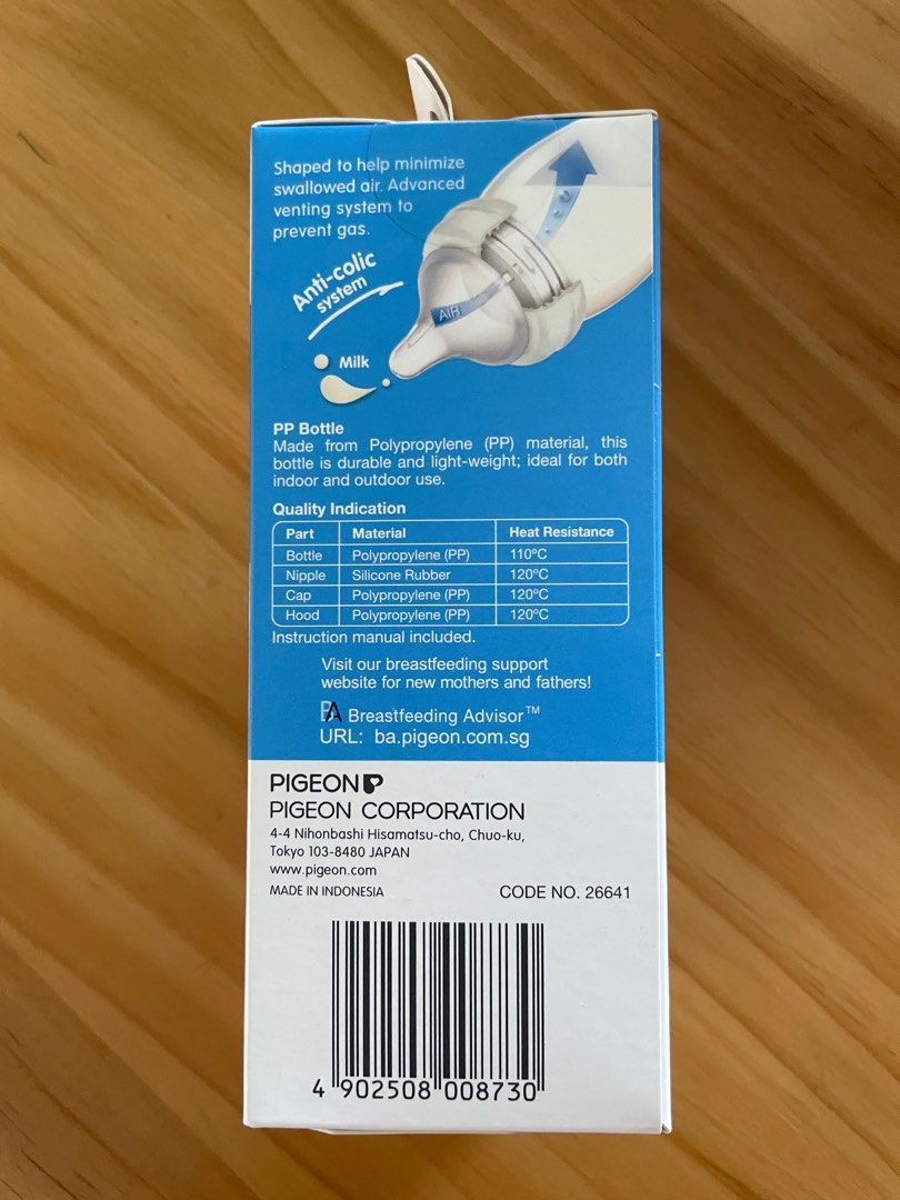 Pigeon PP Softouch Peristaltic PLUS Milk Bottle 160ml, Babies & Kids, Nursing & Feeding ...