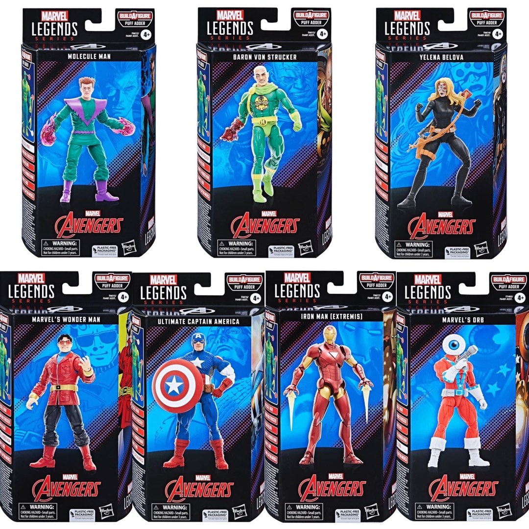 [PO] Hasbro Marvel Legends Molecule Man, Baron Von Strucker, Yelena ...