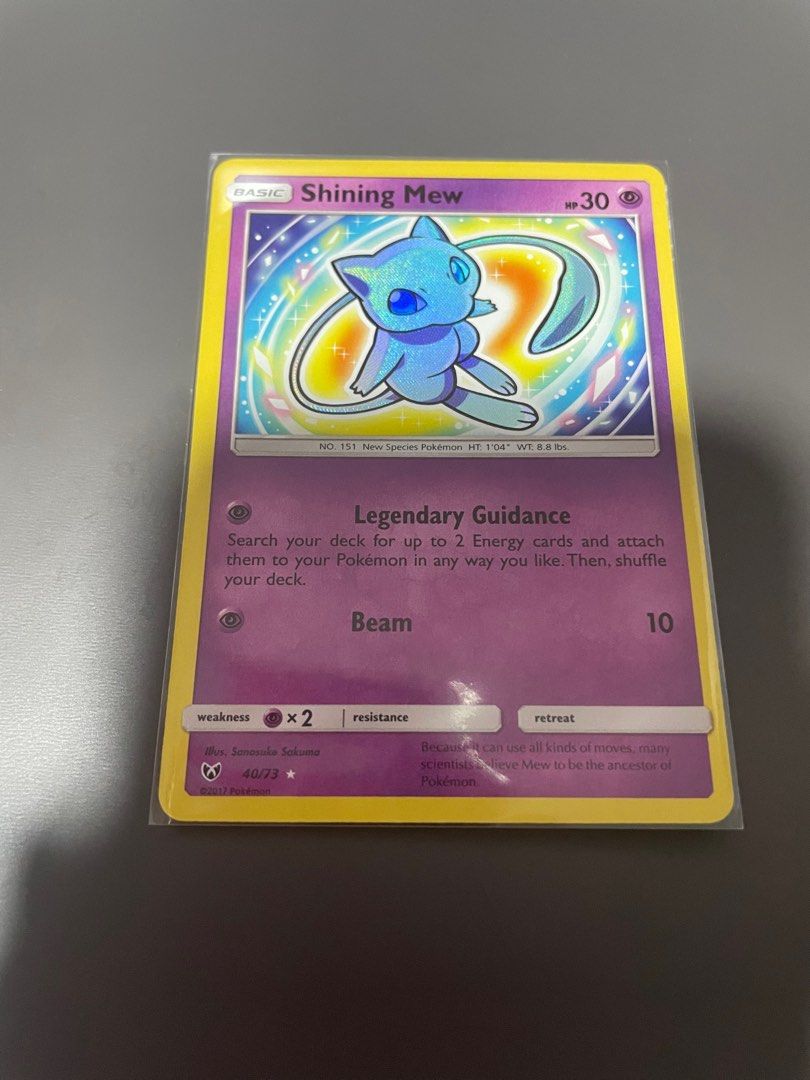 Pokemon Shining Legends Shining Mew, Hobbies & Toys, Toys & Games on ...