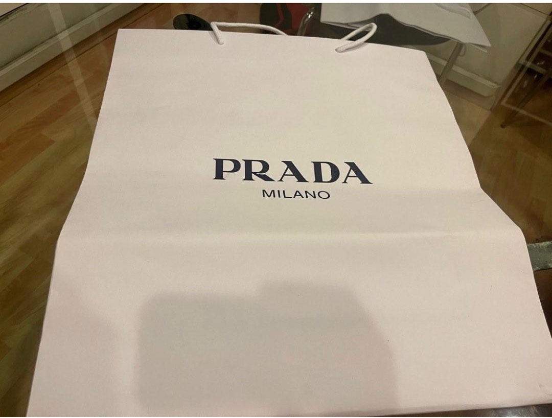 Prada Paper Bag, Luxury, Accessories on Carousell