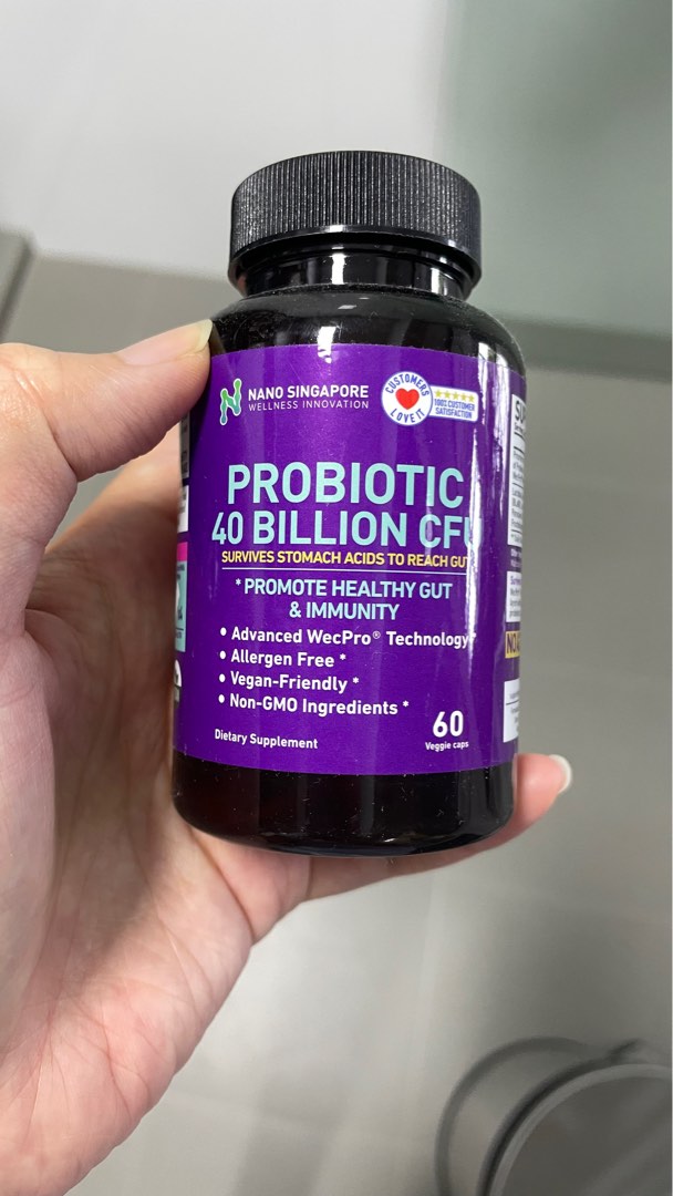 Probiotics Enzyme [40 Billion CFU Probiotic (60caps), Health ...