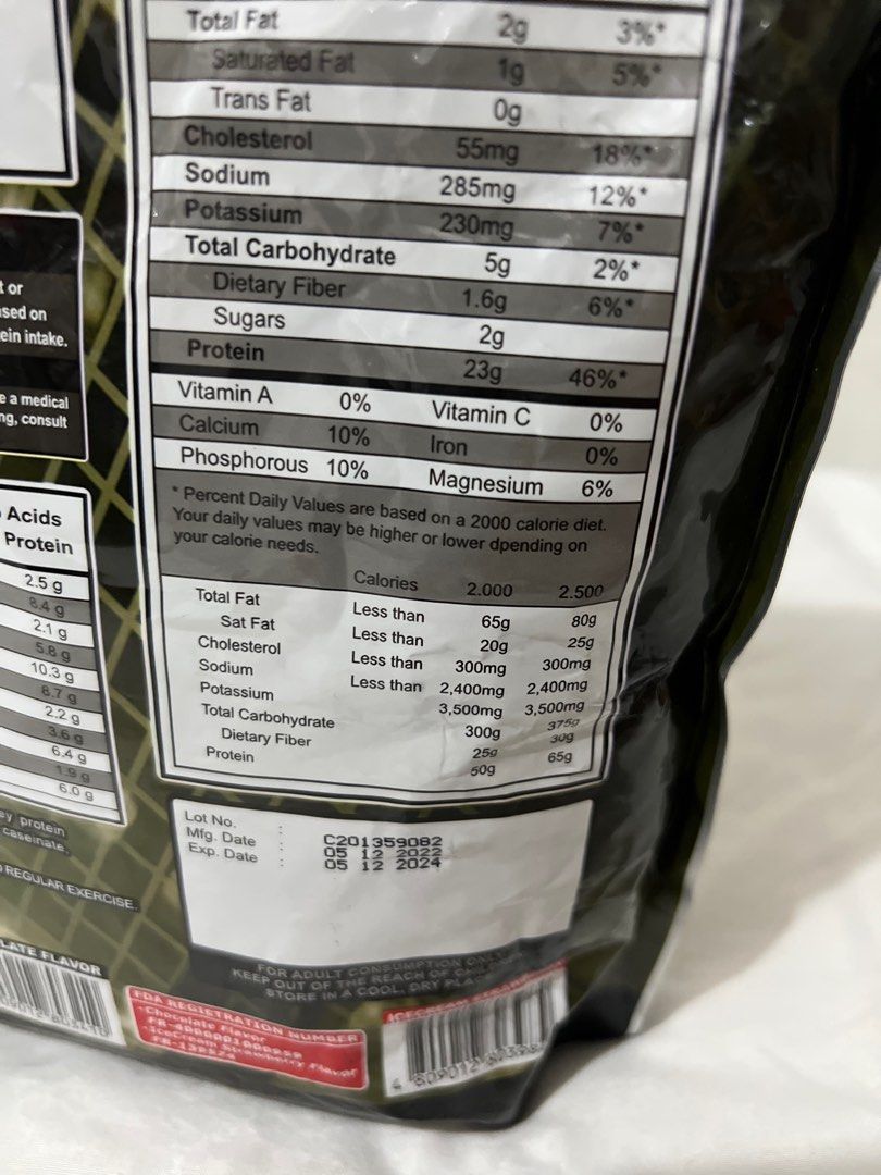 Promatrix 7 Chocolate flavor 2lbs, Health & Nutrition, Health ...