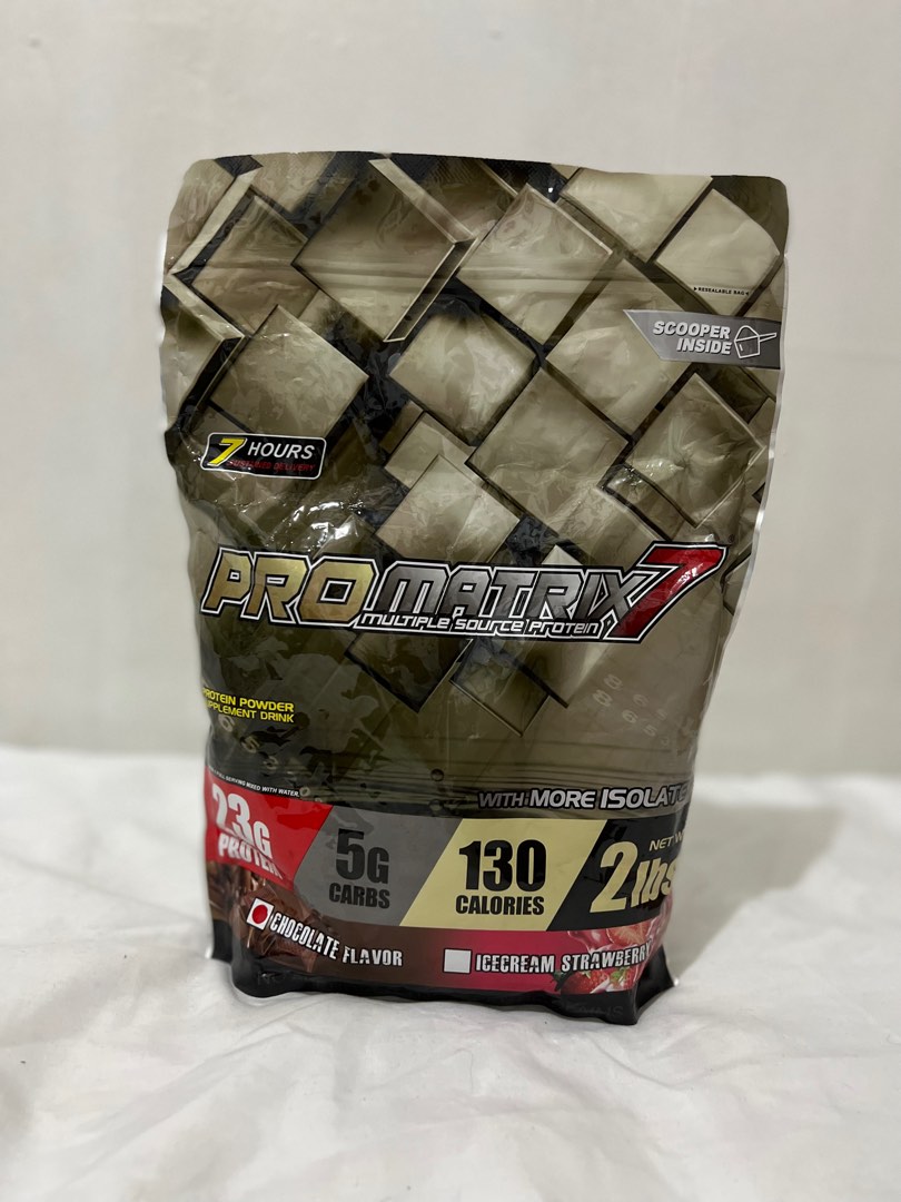 Promatrix 7 Chocolate flavor 2lbs, Health & Nutrition, Health ...