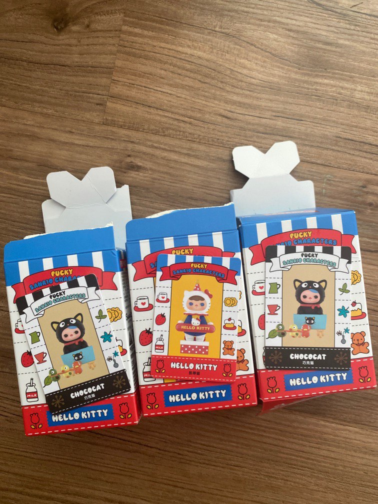 wts/wtt pucky x sanrio popmart hello kitty choco cat, Hobbies & Toys ...