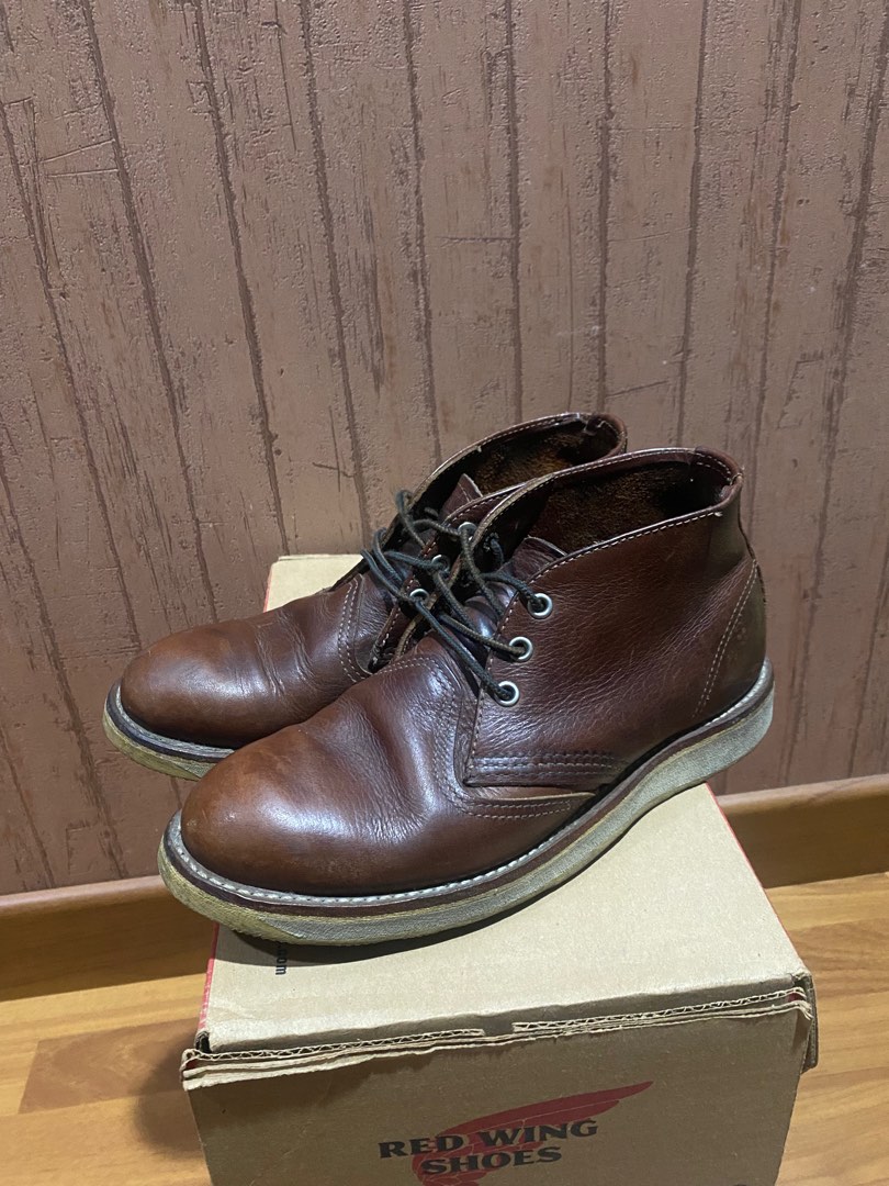 Red wing chukka boots 3141, Fesyen Pria, Sepatu , Sepatu Boot di Carousell