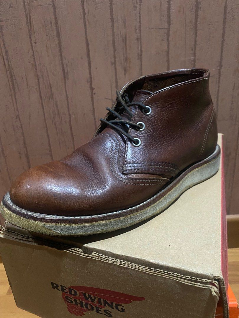 Red wing chukka boots 3141, Fesyen Pria, Sepatu , Sepatu Boot di Carousell