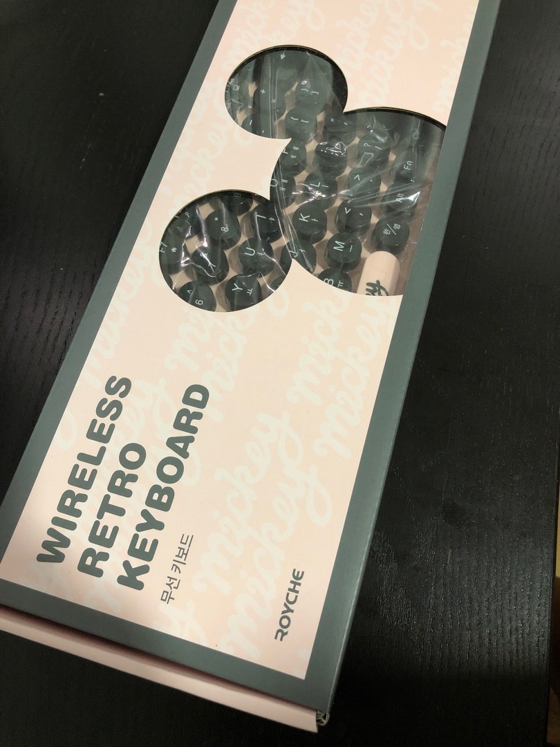 Royche Mickey Mouse wireless keyboard, Computers & Tech, Parts ...