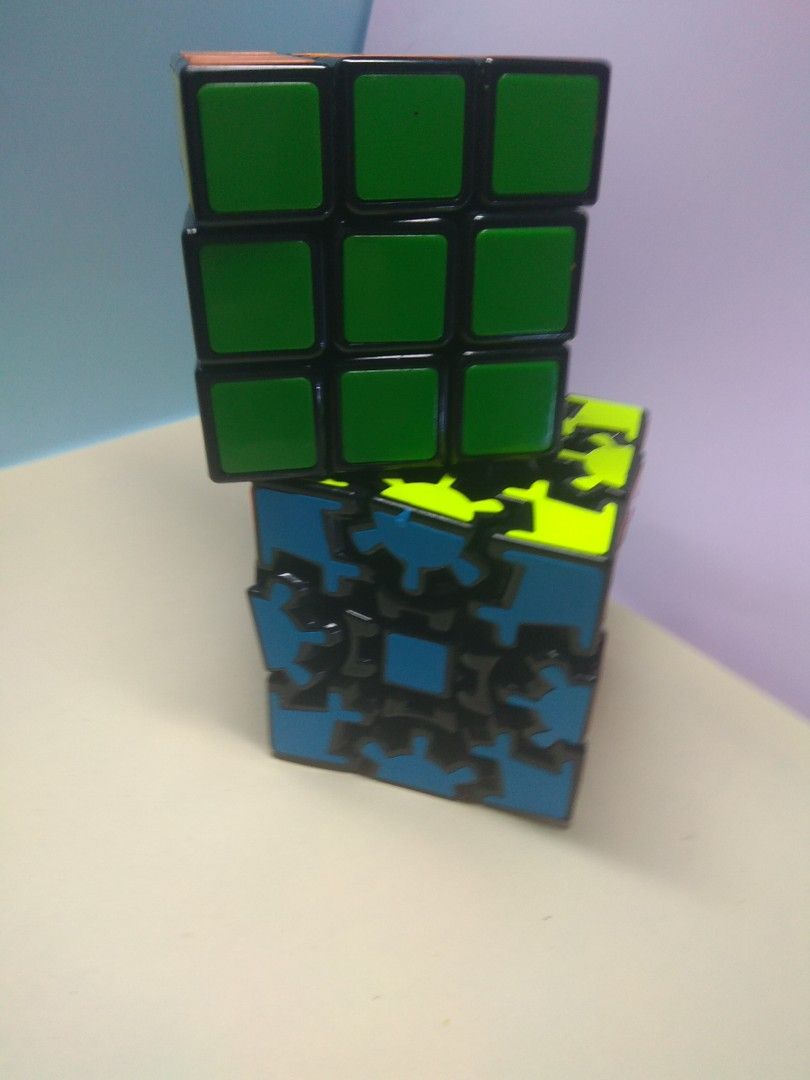 Rubix cube and gear cube, Hobbies & Toys, Toys & Games on Carousell