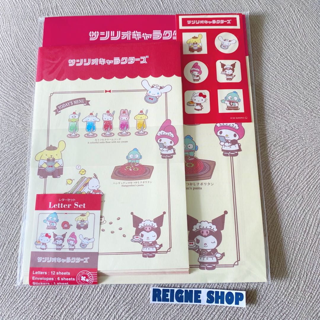 SANRIO CHARACTERS LETTER SET, Hobbies & Toys, Stationary & Craft, Other ...