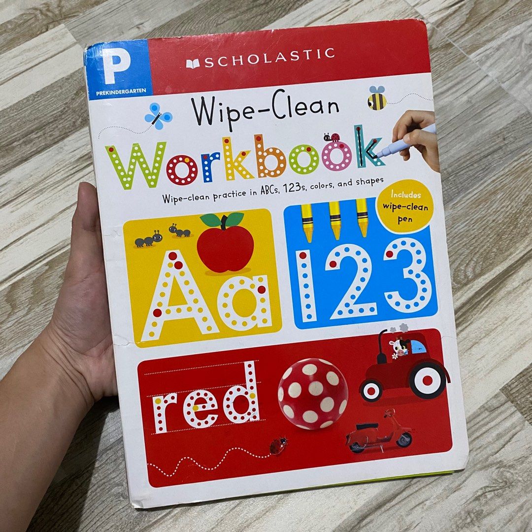 Scholastic wipe-clean workbook, Hobbies & Toys, Books & Magazines ...