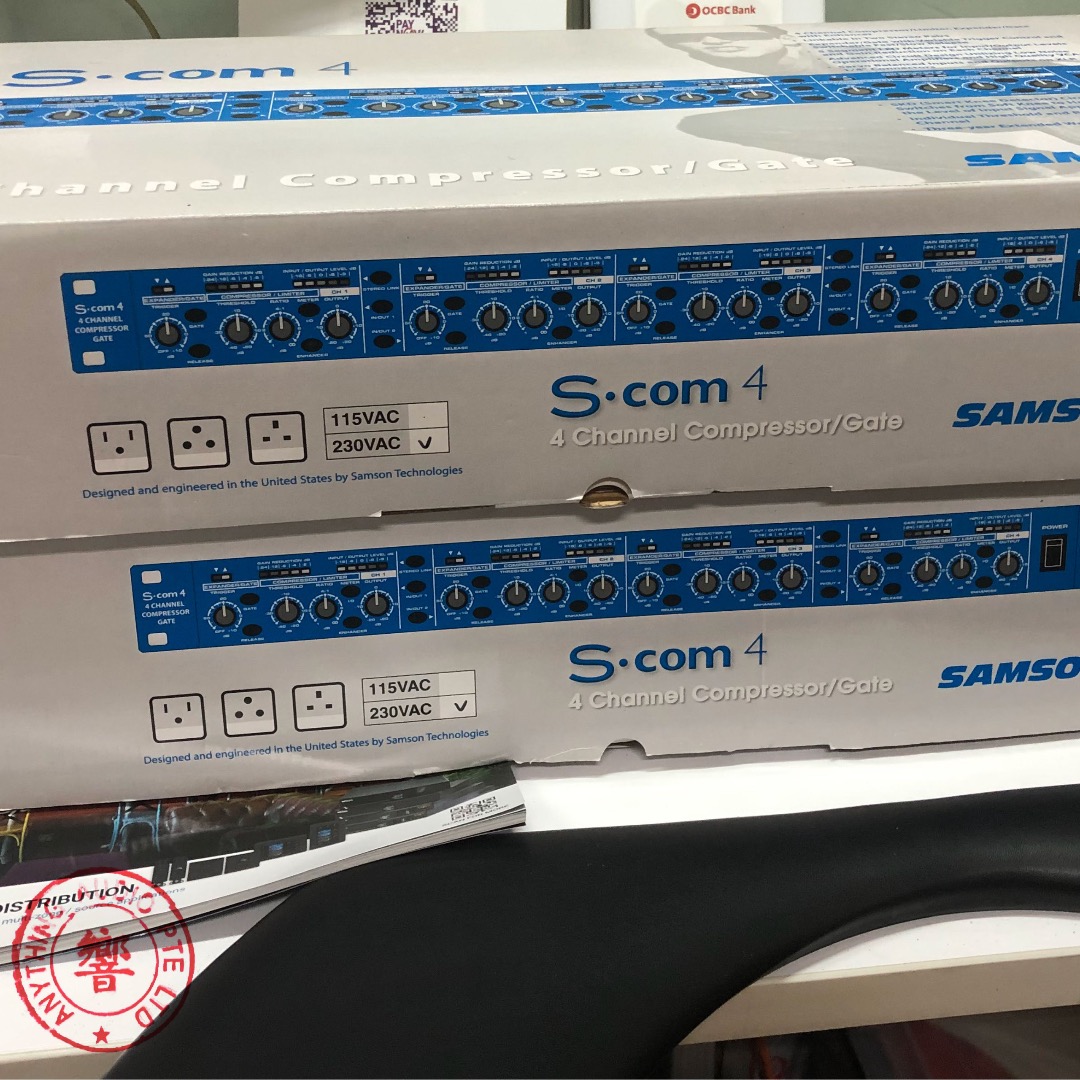 S-com 4 - 4-Channel Compressor/Gate, Audio, Other Audio Equipment on ...