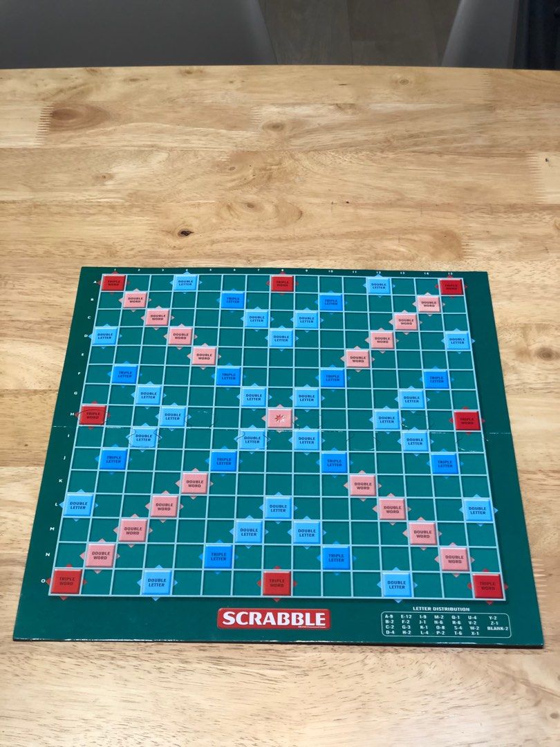 Scrabble board game, Hobbies & Toys, Toys & Games on Carousell