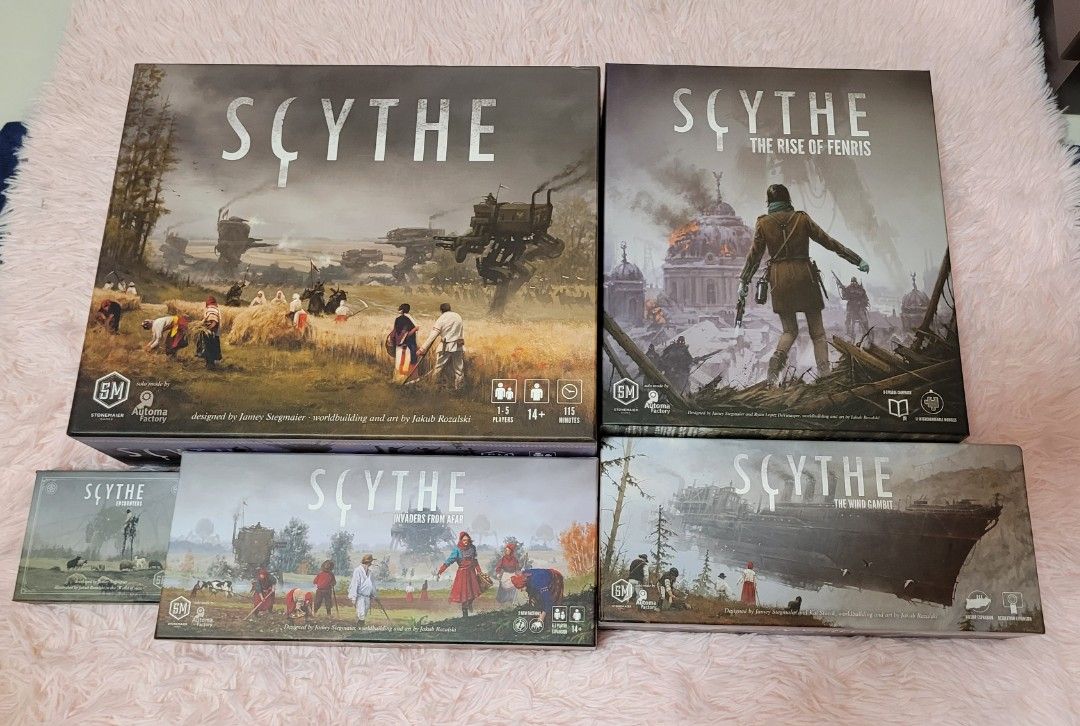 Scythe Board Game (with all Expansions), Hobbies & Toys, Toys & Games ...