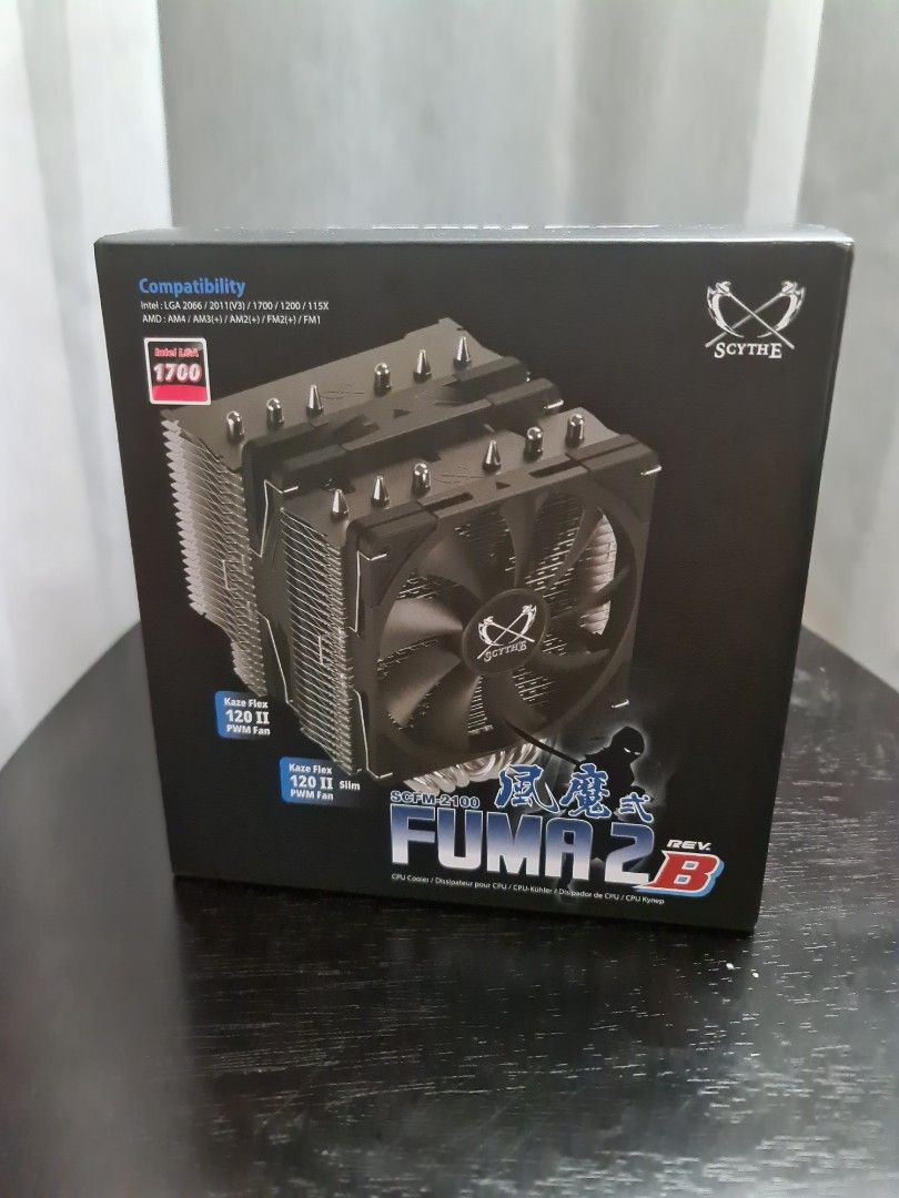 Scythe Fuma 2 Rev.B Dual Tower CPU Cooler (AMD and Intel Compatible ...