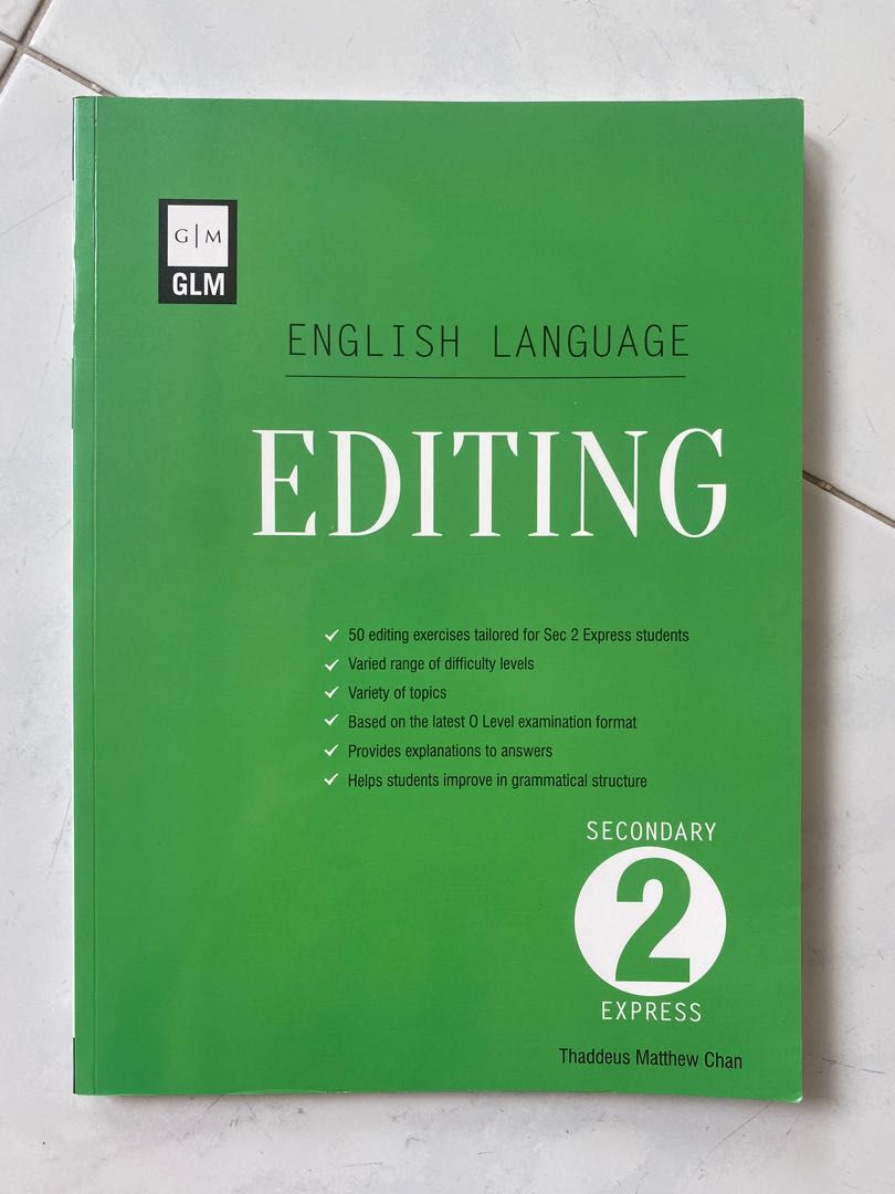 sec 2 editing assessment book, Hobbies & Toys, Books & Magazines ...