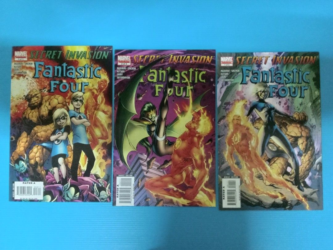 Secret Invasion: Fantastic Four - 1,2,3 ( Alan Davis - Cover Art ...