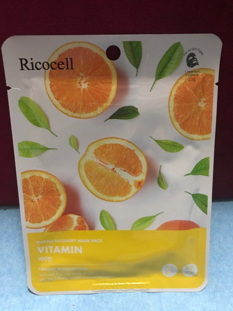 (Set of 3)Ricocell Natural Recovery Mask Pack 23g, Beauty & Personal ...