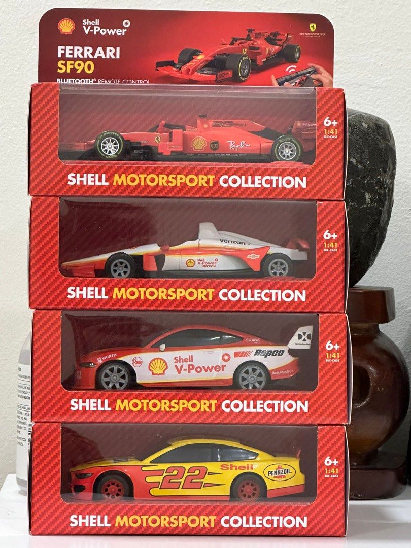 (Set of 4) SHELL Motorsport Collection 2022, Hobbies & Toys, Toys ...