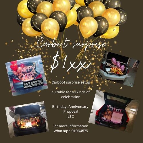 [SET UP]Car boot Surprise|Birthdays|Proposal|Anniversary|Marry me ...
