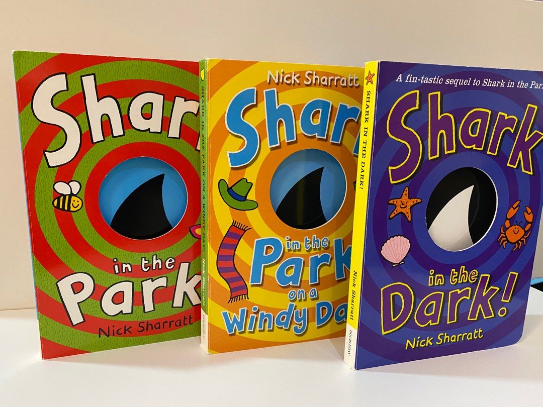 Shark in the park series - Nick Sharratt, 興趣及遊戲, 書本 & 文具, 小朋友書 - Carousell