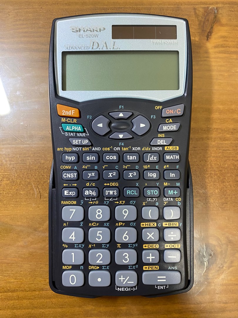 SHARP EL-520W Calculator, Hobbies & Toys, Stationery & Craft ...