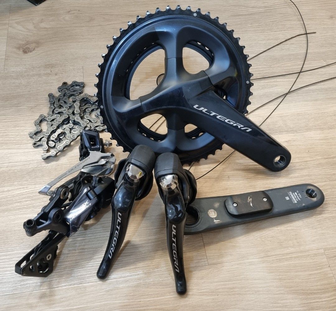Shimano Ultegra RX 11-Speed Groupset (Power Meter) w/o Rim Brake Calipers - Mechanical, Sports ...